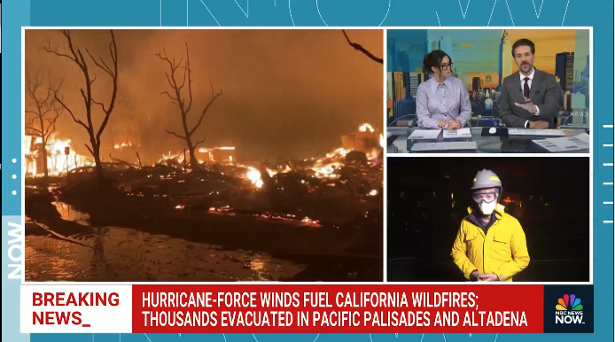 NBC News reporter breaks down how journalists safely cover wildfires ...